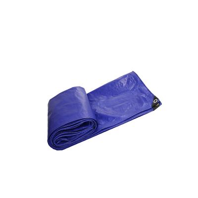 China Double blue 4x5 meter Waterproof poly tarps fabric PE tarpaulins sheet for sale with cheap price for sale