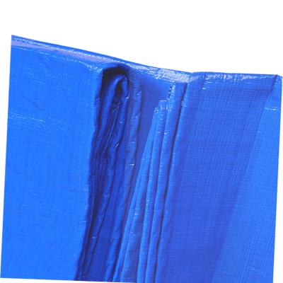 China Blue white PE poly plastic woven tarpaulin roll cross lamination plastic sheet for car cover from China for sale