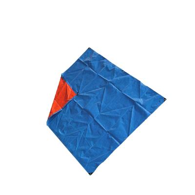 China Rotproof blue orange pe tarpaulin rolls waterproof plastic sheet made in china for sale