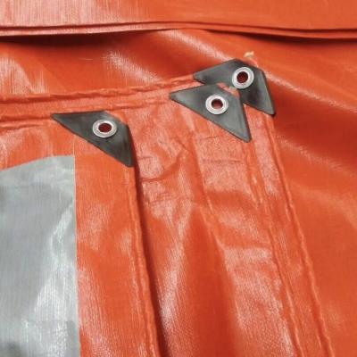 China High quality double silver polyethylene tarpaulin roll PE plastic sheet in standard size from China factory for sale