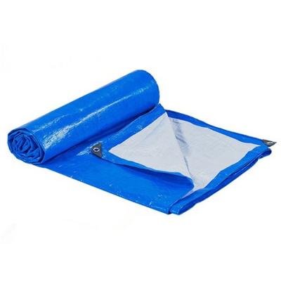China China factory waterproof black silver pe covering fabric pe tarpaulin exports usa supermarket for sale