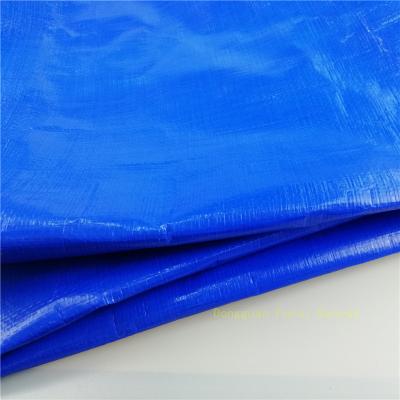 China Plastic materials from china blue white pe tarpaulin factory for truck cover in standard size for sale