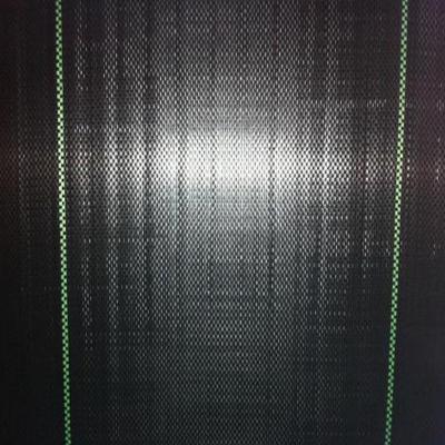 China UV Treated Durable Geotextile Weed Barrier control mat Landscape Fabric With Green Line for sale