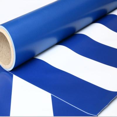 China Shops Waterproof PVC Tarp Stripe Coated Fire Retardant Tarpaulin Sheet for sale