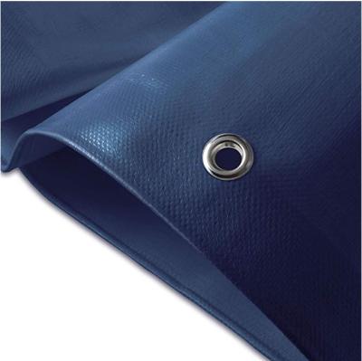 China 5x8M blue waterproof coated HDPE woven pe polyethylene tarpaulin sheet plastic tarpaulin sheets for sale
