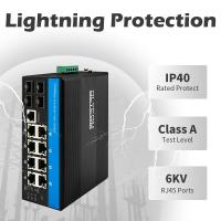 China Olycom L2 Managed PoE Fiber Switch 1G 2.5G SFP Network 240W Budget Outdoor Use CE for sale