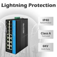 China 8 Port PoE Managed Switch 8 SFP 2.5G Fiber ERPS Ring L2 Manageable Outdoor Use for sale