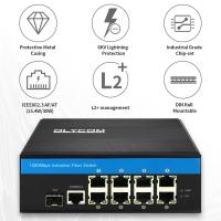 China 8 Port Industrial Managed PoE Switch 2.5G SFP Uplink Gigabit Network Rugged Case CE for sale