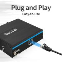 China Industrial PoE Media Converter 10/100M Fast Ethernet 15.4W/30W SFP Fiber For IP Cameras for sale