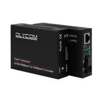 China Bidi 10 / 100 / 1000M Fiber Media Converter SM 60km SC 1310nm / 1550nm For FTTH for sale