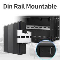 China DC48V POE Industrial Media Converter 100/1000M Auto-Sensing 2 Port PSE 15.4W 30W for sale