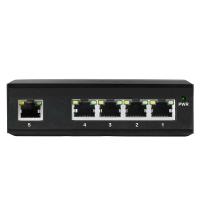 China 5 Port Unmanaged POE Switch Gigabit Ethernet Uplink 120W Rugged Mini Case for sale