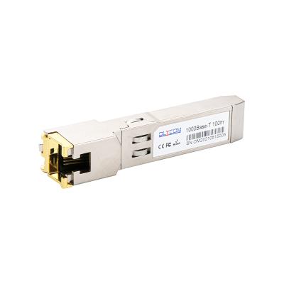 China Cisco Gigabit Copper Module GLC-T 100-Meter RJ45 Transceiver 1.25Gb/s Industrial Grade for sale