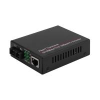 China Single Mode Gigabit Fiber Optic Media Converter Duplex SC Connector Unmanaged for sale