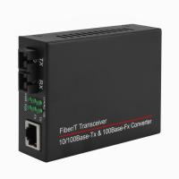 China Single Mode Gigabit Fiber Optic Media Converter Duplex SC Connector Unmanaged for sale