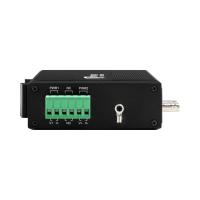 China Mini Rugged Unmanaged Media Converter Gigabit ST Fiber 30km Dual DC12V for sale