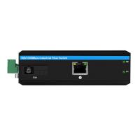 China Industrial Gigabit PoE Media Converter 30W DC48V Unmanaged Rugged Metal Housing for sale