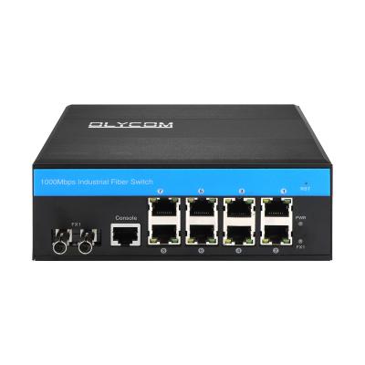 China 8 Port Lite L3 Managed Switch Industrial Grade 2.5G Fiber POE/POE+ Gigabit Based 240W for sale