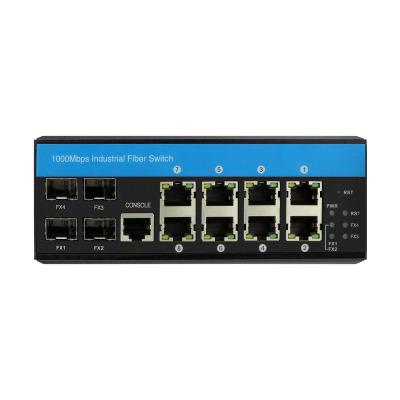 China 2.5G Lite Layer 3 Industrial Managed Ethernet Switch 12 Port ERPS RSTP DIN Rail CE for sale