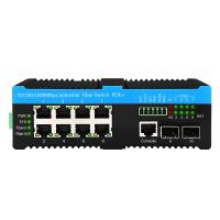 China 8 Port Gigabit 802.3bt PoE Switch 720W L2 Web Managed 2.5G Fiber Fanless CE IP40 Rated for sale