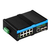 China 8 Port Gigabit 802.3bt PoE Switch 720W L2 Web Managed 2.5G Fiber Fanless CE IP40 Rated for sale