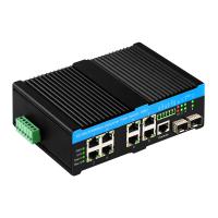 China 10-Port Gigabit L2 Managed PoE Switch 90W 48V Active PoE 2 Combo Ports Rugged Design for sale