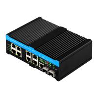 China 10-Port Gigabit L2 Managed PoE Switch 90W 48V Active PoE 2 Combo Ports Rugged Design for sale