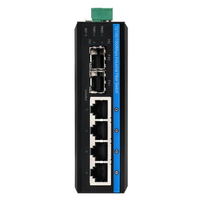 China 4 Port POE Network Switch ERPS Managed Ring 120W Gigabit Based DC48V CE for sale