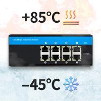 China IM-WS080GE 8 Port E-Mark Ethernet Switch Gigabit Unmanaged Din Mounted 24V Input for sale