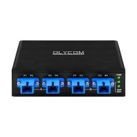 China 4 Port Optical Bypass Switch SC/UPC Connector Simplex 1310/1550nm DC24V DIN Rail CE for sale