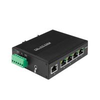 China 5 Port RJ45 Gigabit Unmanaged Industrial Ethernet Switch with IP40 E-Mark and Din-Rail Mounting for sale