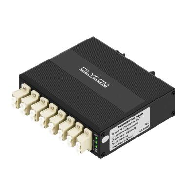 China D4*4B Network Bypass TAP Industrial Fiber Bypass Switch for Network Security Monitoring for sale