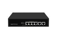 China 6 Port Gigabit DC52V 1.25A POE Ethernet Switch 12Gbps AC 100~240V for sale
