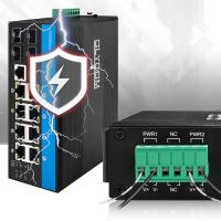 China 12 Port Managed DC48v Industrial Poe Switch Din Rail Gigabit Ethernet Fiber Switch for sale