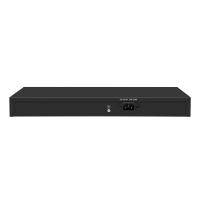 China 24 Port CCTV PoE Switch Gigabit Network SFP Optical Uplink Unmanaged 300W Budget for sale