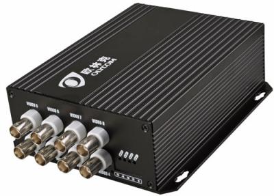 China 8ch Port 1080p AHD CVI TVI Fiber Optical HD Video Converter with 20km Transmission BNC Extender for sale