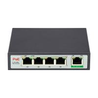 China 4-Port Gigabit PoE Extender 60W PD Uplink Repeater For PoE IP Cameras Network Devices for sale