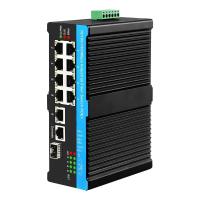 China 8 Port  PoE Managed Switch 802.3bt 90W Gigabit Network SFP/Copper Uplink 480W Budget for sale