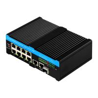 China 8 Port  PoE Managed Switch 802.3bt 90W Gigabit Network SFP/Copper Uplink 480W Budget for sale