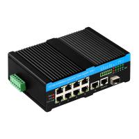 China 8 Port  PoE Managed Switch 802.3bt 90W Gigabit Network SFP/Copper Uplink 480W Budget for sale
