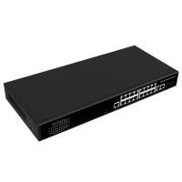 China 16-Port Gigabit Managed PoE Switch With 300W Power 2 SFP/RJ45 Combo Uplink AC Input for sale