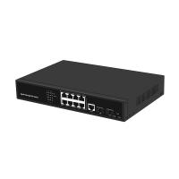 China 8 Port PoE Vlan Managed Gigabit Fiber Switch Realtek Chip 120W Budget AC Input for sale