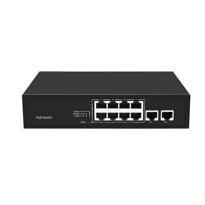 China 8 Port PoE Switch10/100M Fast Ethernet VLAN 250-Meter PoE Distance AC Input Unmanaged for sale