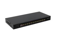 China Desktop 12 Port 10G L3 Managed Switch 12* SFP+ Ports Fiber Optic Switch for sale