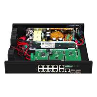 China 8 Port 2.5G Managed Switch Rack Mountable 90W Standard 220V Input Gigabit Ethernet for sale