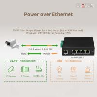 China 5-Port E-Mark Gigabit Network Switch Rugged Ethernet Unmanaged 6KV Surge Protection for sale