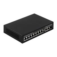 China 8 Port POE Switch with 120W Power and 250m Transmission for CCTV - Unmanaged Fiber Optic POE Switch for sale