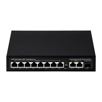 China 8 Port POE Switch with 120W Power and 250m Transmission for CCTV - Unmanaged Fiber Optic POE Switch for sale