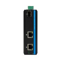 China Mini Gigabit 2RJ45+SFP Poe Switch Optical outdoor Fiber Media Converter for sale
