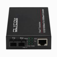 China OEM ODM 10/100/1000M gigabit Dual Fiber Single Mode SC Connector 60KM Fiber Media Converter for sale